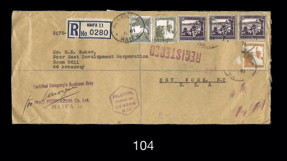 Stamp Auction - postal history - Public Auction #111, lot 104