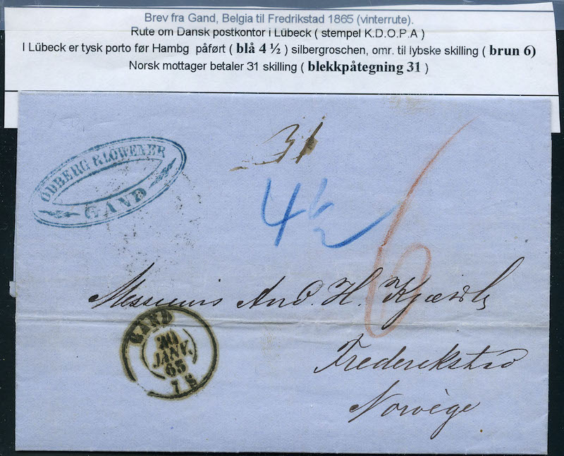 Brev fra utlandet til Norge Stamp Auctions